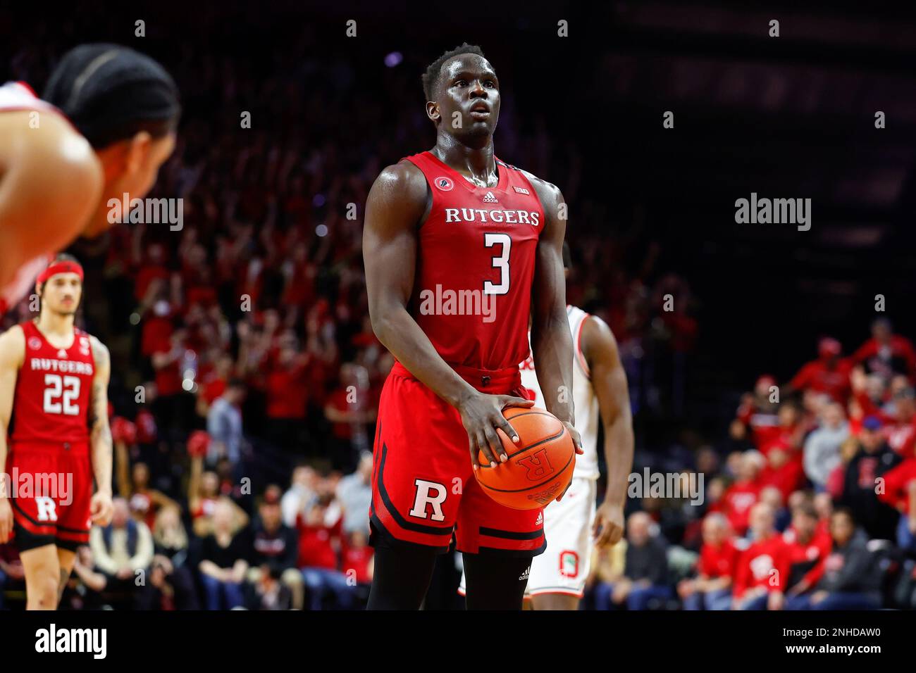PISCATAWAY, NJ - JANUARY 15: Rutgers Scarlet Knights forward Mawot Mag ...