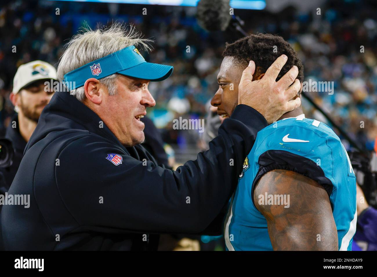 JACKSONVILLE, FL - JANUARY 14: Jacksonville Jaguars head coach Doug ...