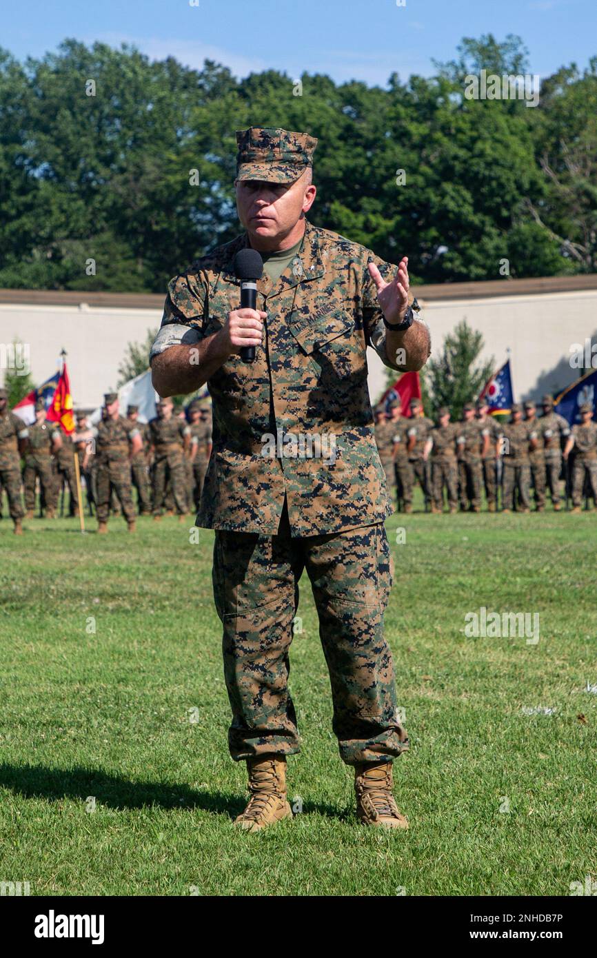 U.S. Marine Corps Brig. Gen. Farrell J. Sullivan, the commanding ...