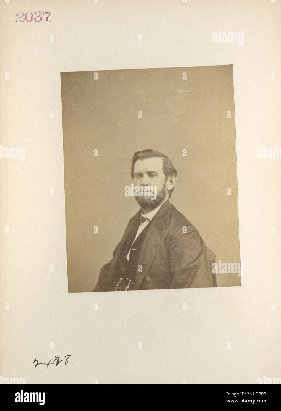 Hon. William Williams, Indiana 19th Century Mathew Brady, Quartermaster ...