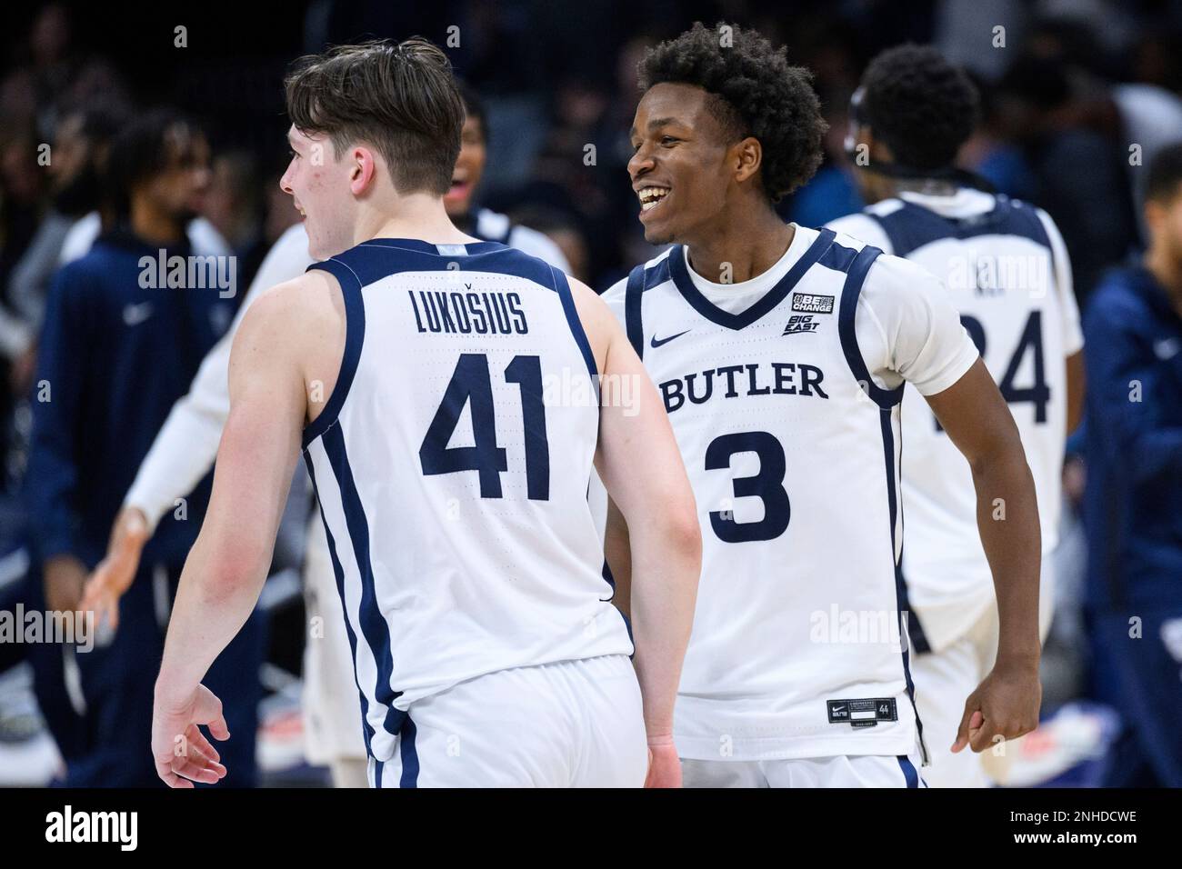 INDIANAPOLIS, IN - JANUARY 13: Butler Bulldogs guard Simas Lukosius (41 ...
