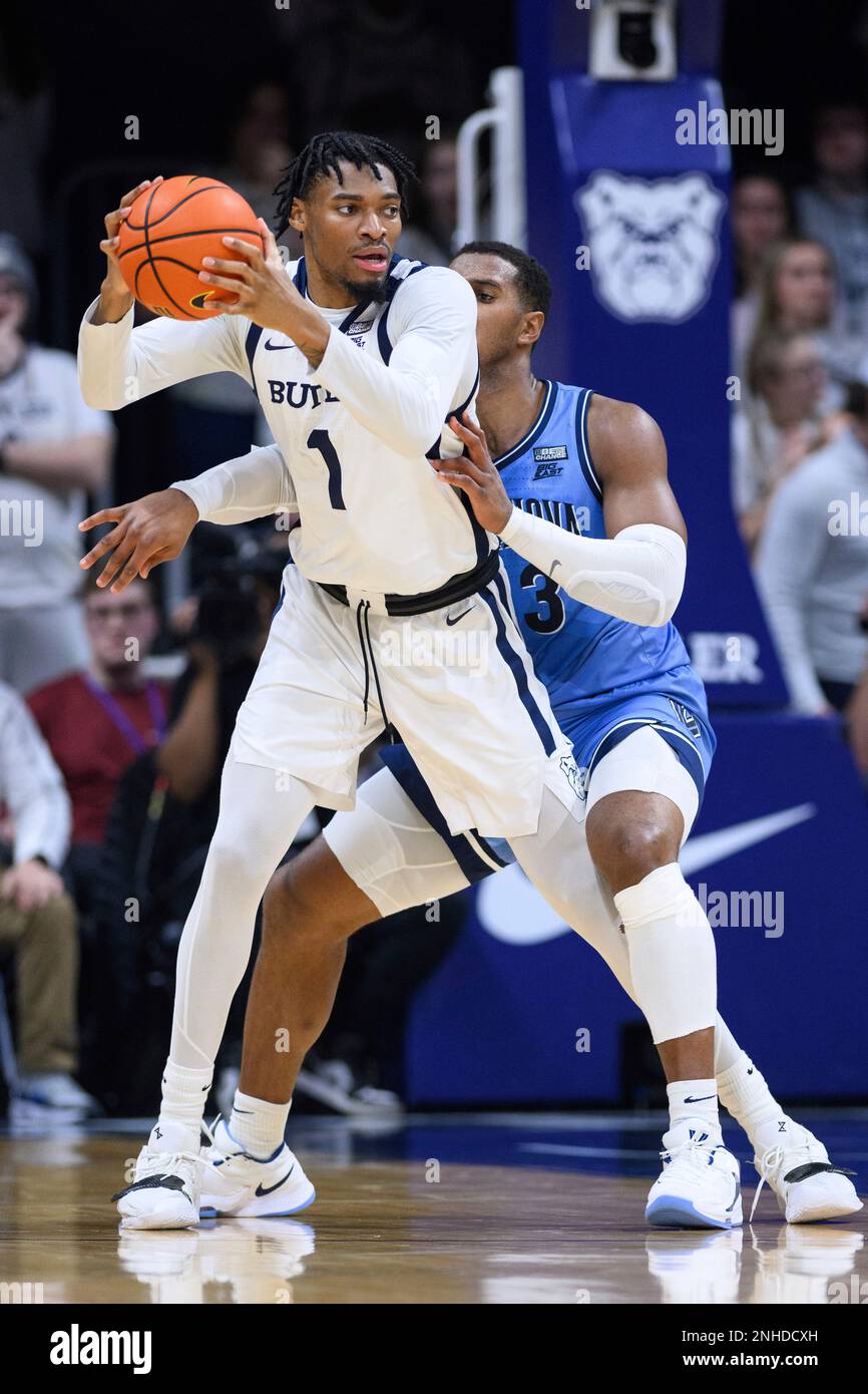 INDIANAPOLIS, IN - JANUARY 13: Butler Bulldogs forward Jalen Thomas (1 ...