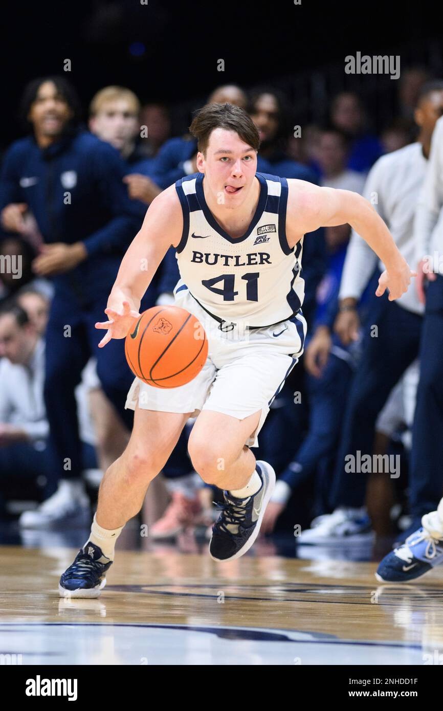 INDIANAPOLIS, IN - JANUARY 13: Butler Bulldogs guard Simas Lukosius (41 ...