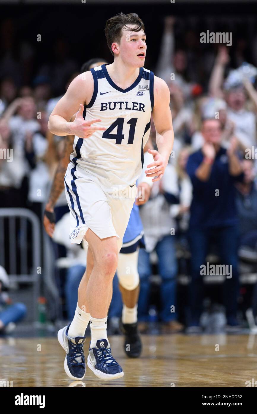 INDIANAPOLIS, IN - JANUARY 13: Butler Bulldogs guard Simas Lukosius (41 ...
