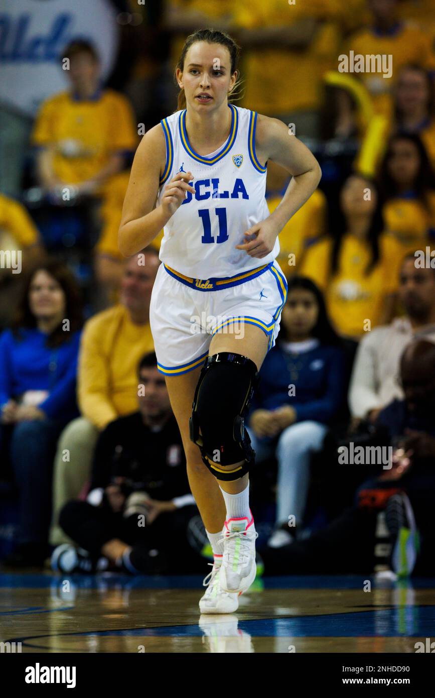 LOS ANGELES, CA - JANUARY 13: UCLA Bruins forward Emily Bessoir (11 ...