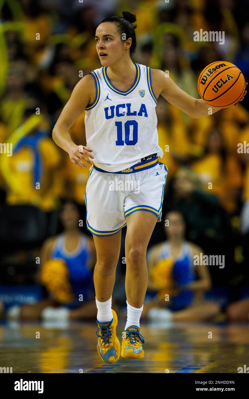 LOS ANGELES, CA - JANUARY 13: UCLA Bruins guard Gina Conti (10 ...