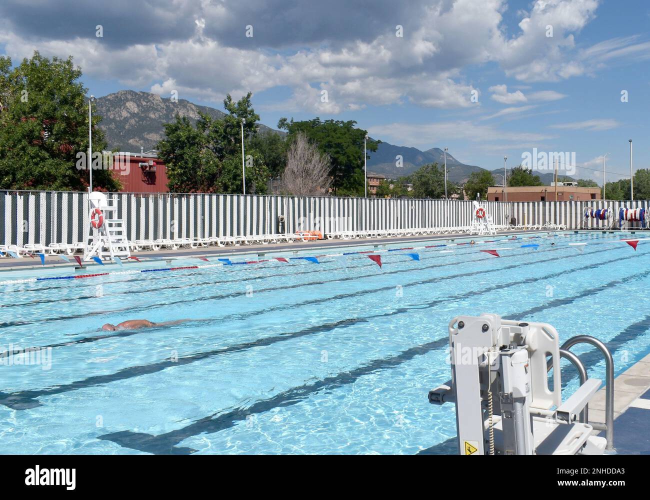 FORT CARSON, Colo. — The Fort Carson Ellis Outdoor Pool was struck by ...