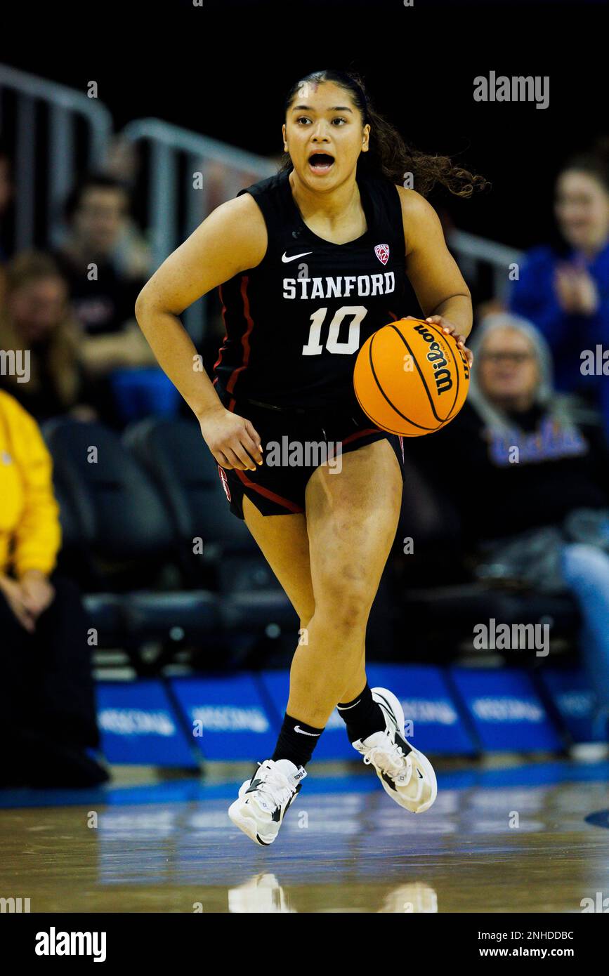 LOS ANGELES, CA - JANUARY 13: Stanford Cardinal guard Talana Lepolo (10 ...