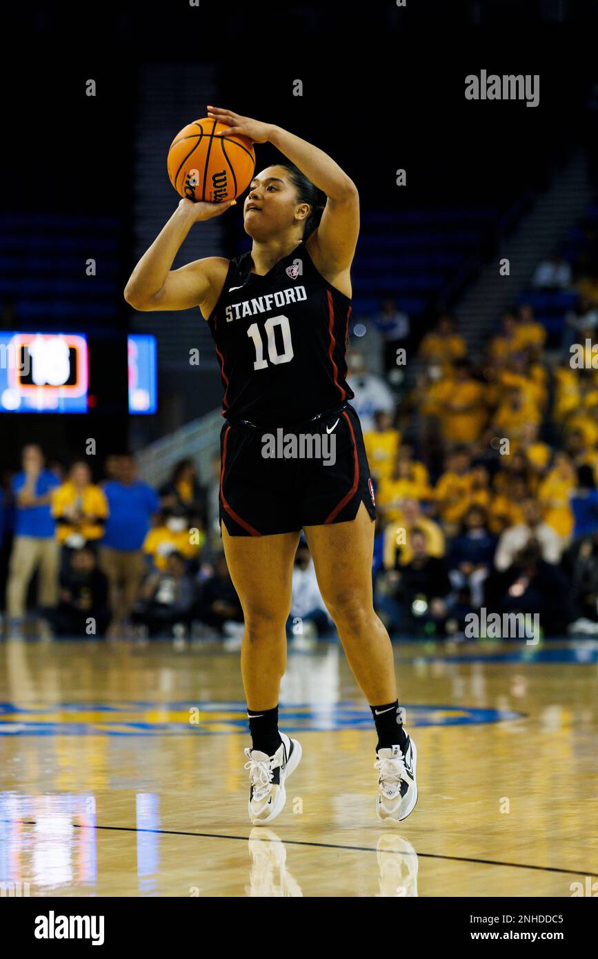 LOS ANGELES, CA - JANUARY 13: Stanford Cardinal guard Talana Lepolo (10 ...
