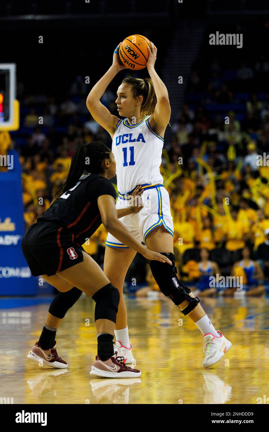 LOS ANGELES, CA - JANUARY 13: UCLA Bruins forward Emily Bessoir (11 ...