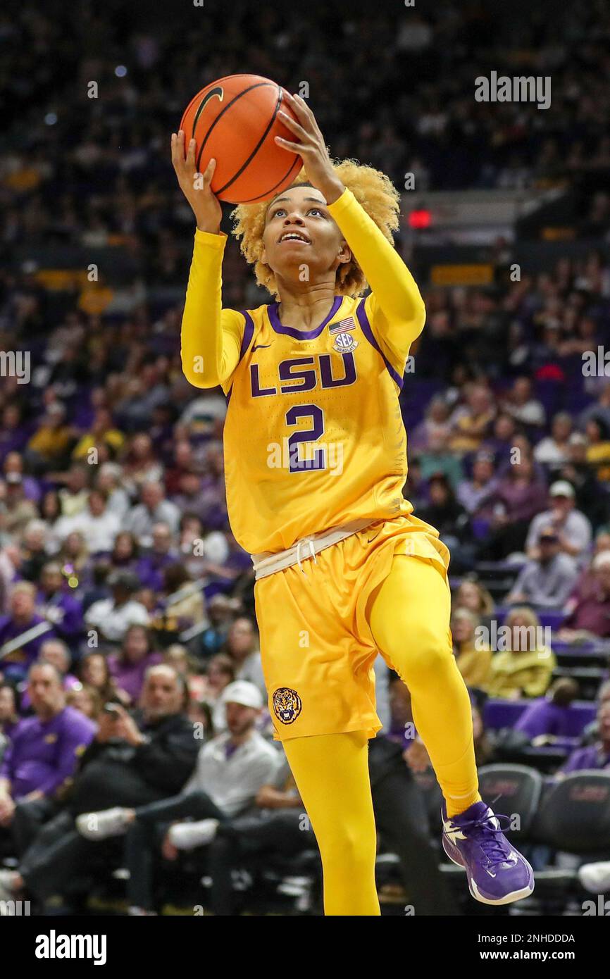 January 15, 2023: LSU's Jasmone Carson (2) drives the ball to the ...
