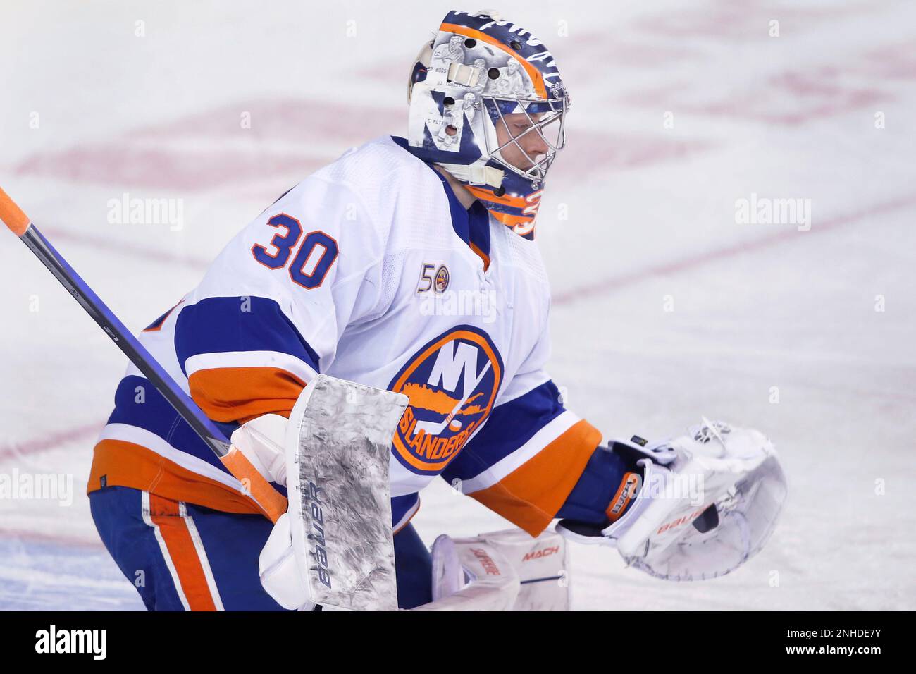 NHL profile photo on New York Islanders goalie Ilya Sorokin, from ...