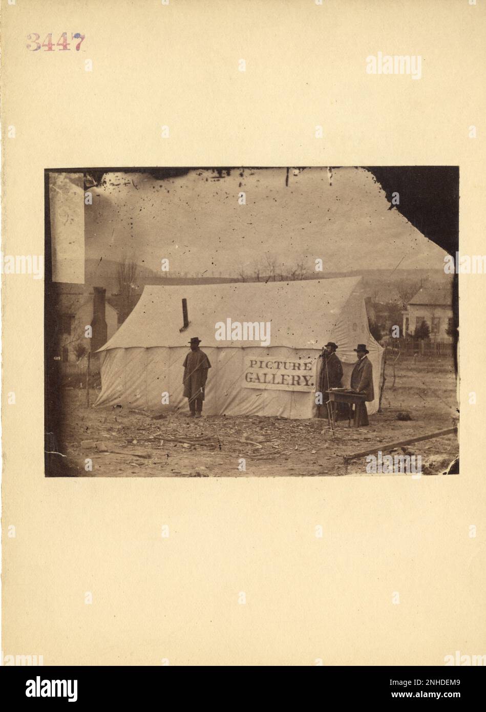 Photograph tent 19th Century Mathew Brady, Quartermaster, and Other ...