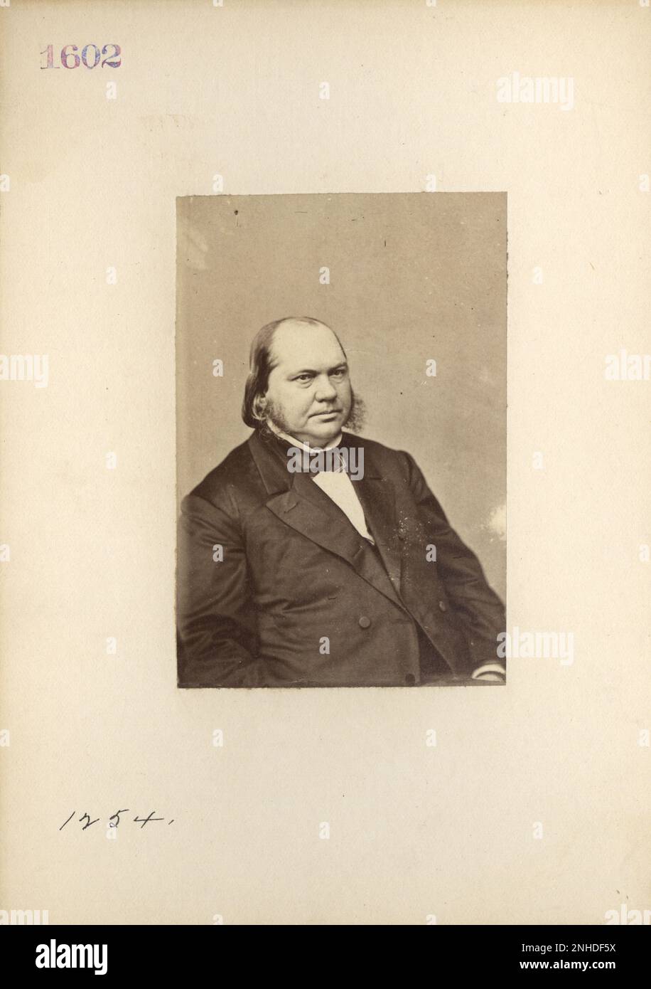 Hon. Elijah Ward; New York 19th Century Mathew Brady, Quartermaster ...