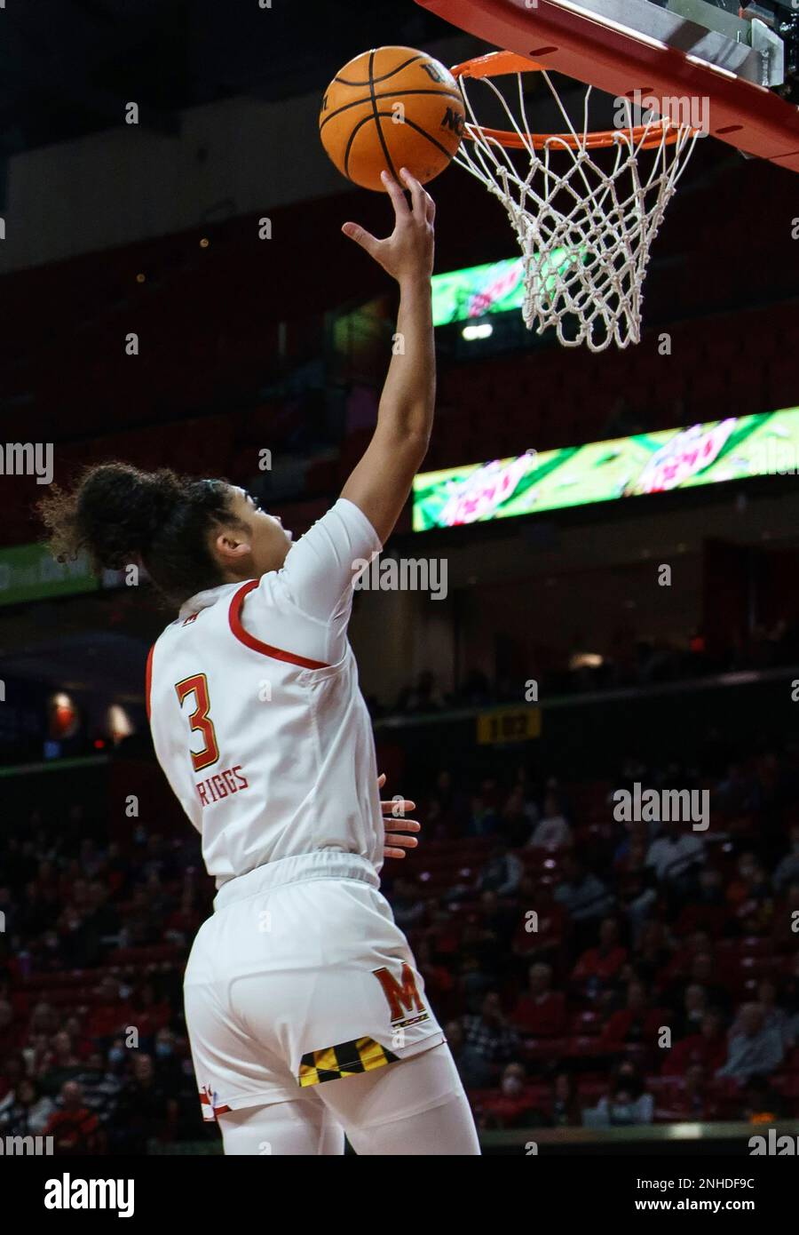 COLLEGE PARK, MD - JANUARY 15: Maryland Terrapins guard Lavender Briggs ...