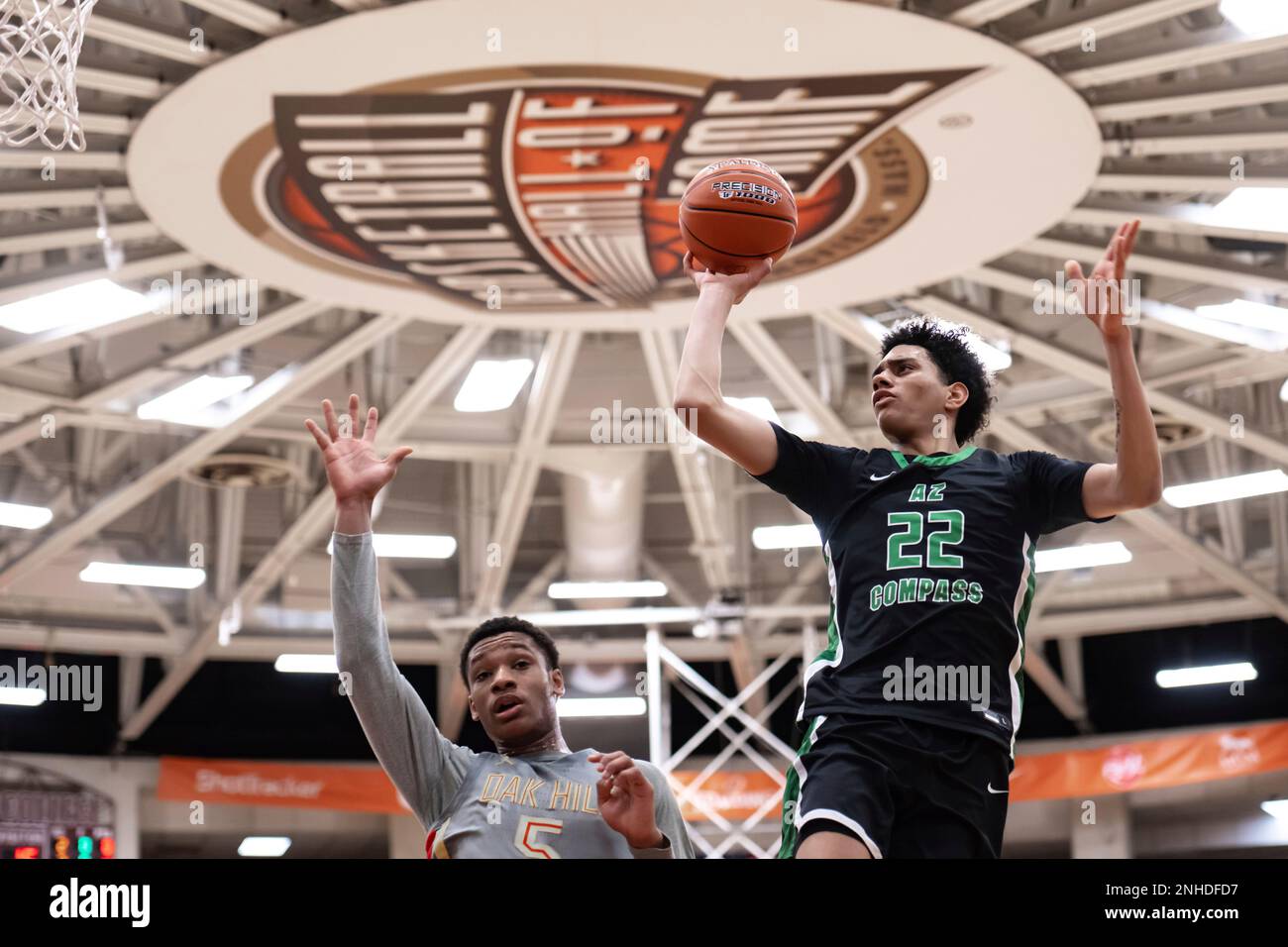SPRINGFIELD, MA - JANUARY 15: Trent Pierce of Az Compass Prep (22 ...