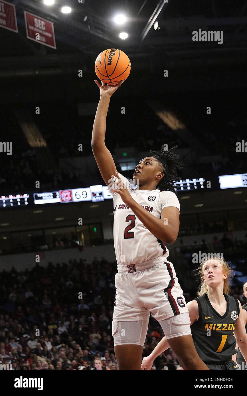 COLUMBIA, SC - JANUARY 15: South Carolina Gamecocks forward Ashlyn ...