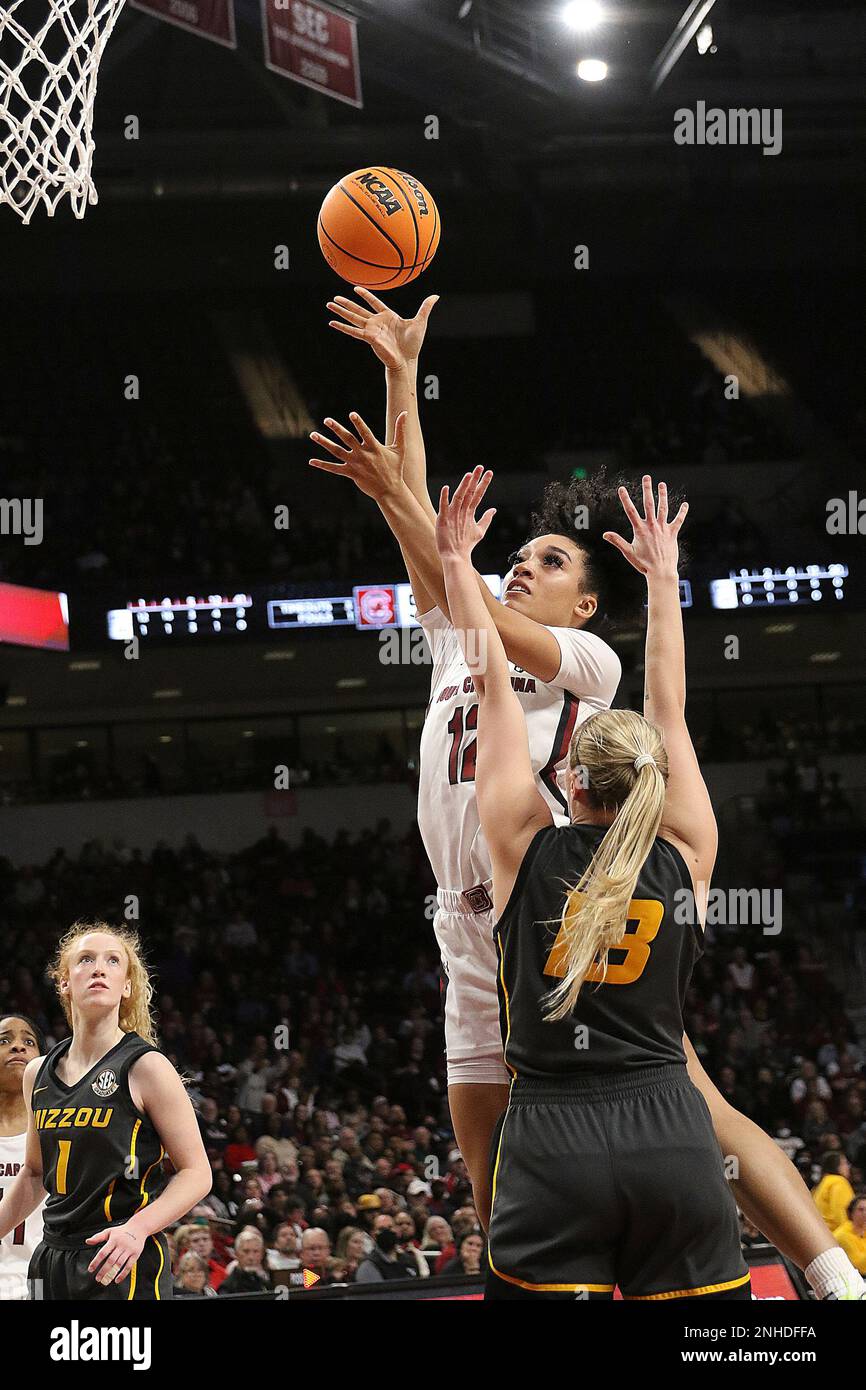 COLUMBIA, SC - JANUARY 15: South Carolina Gamecocks guard Brea Beal (12 ...