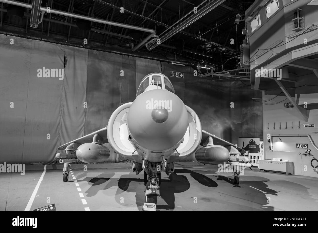Yeovilton.Somerset.United Kingdom.October 23rd 2022.A Sea Harrier FA.2 ...