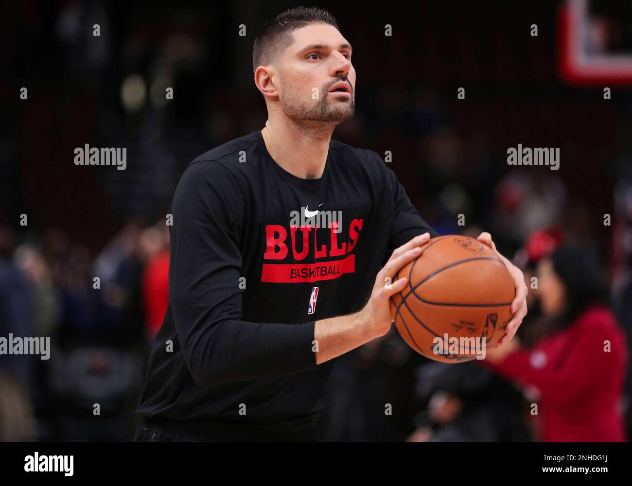 CHICAGO, IL - JANUARY 15: Chicago Bulls Center Nikola Vucevic (9) in ...