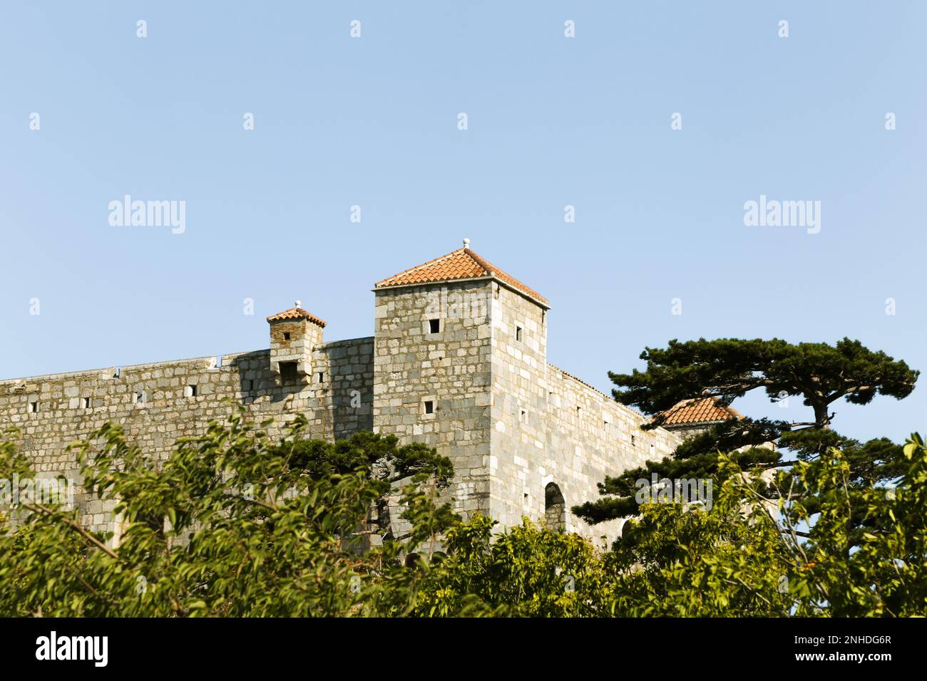 Close up of Nejah fortress in Senj, Croatia Stock Photo - Alamy