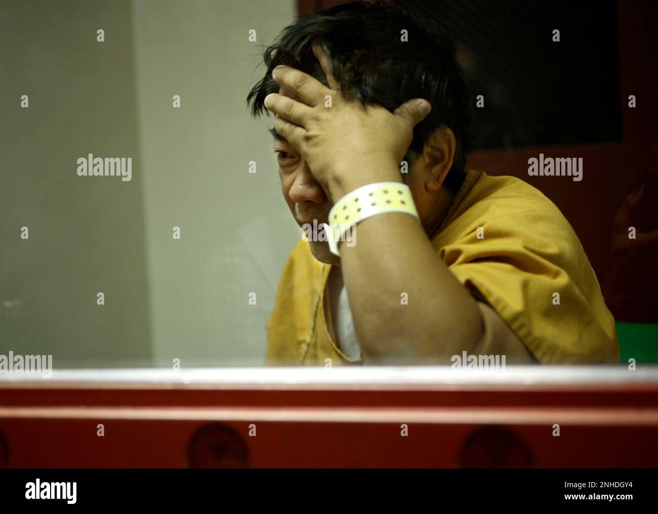 Steven Hayashi, 52, speaks from the jail visiting room in Martinez on ...