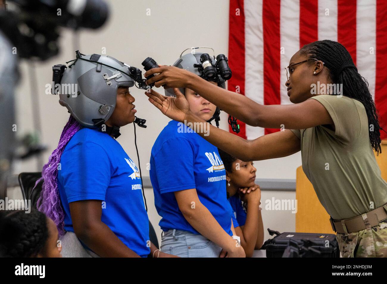 Airman Miya Lyons, 15th Operations Support Squadron aircrew flight ...
