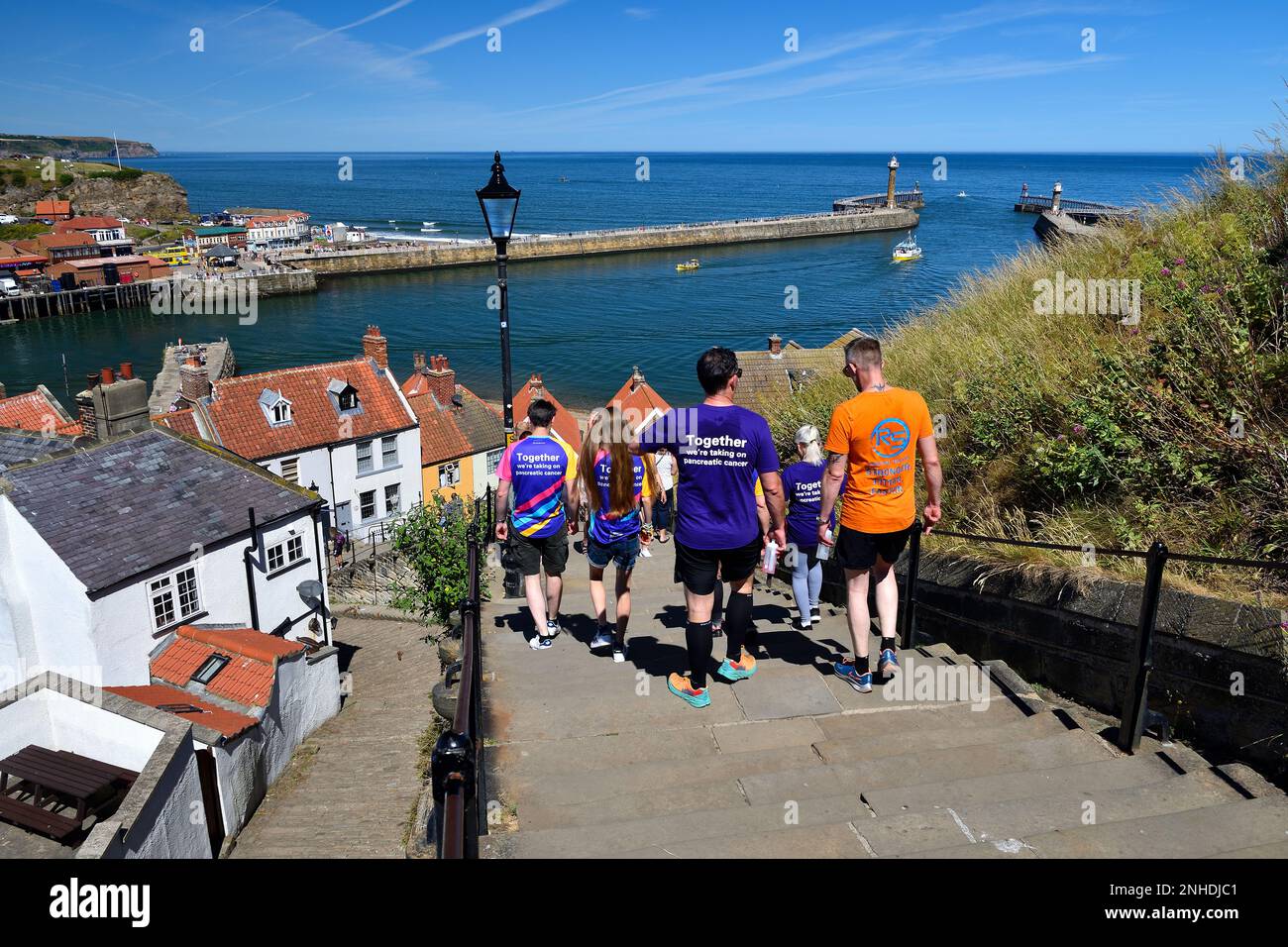 holiday in whitby Stock Photo - Alamy
