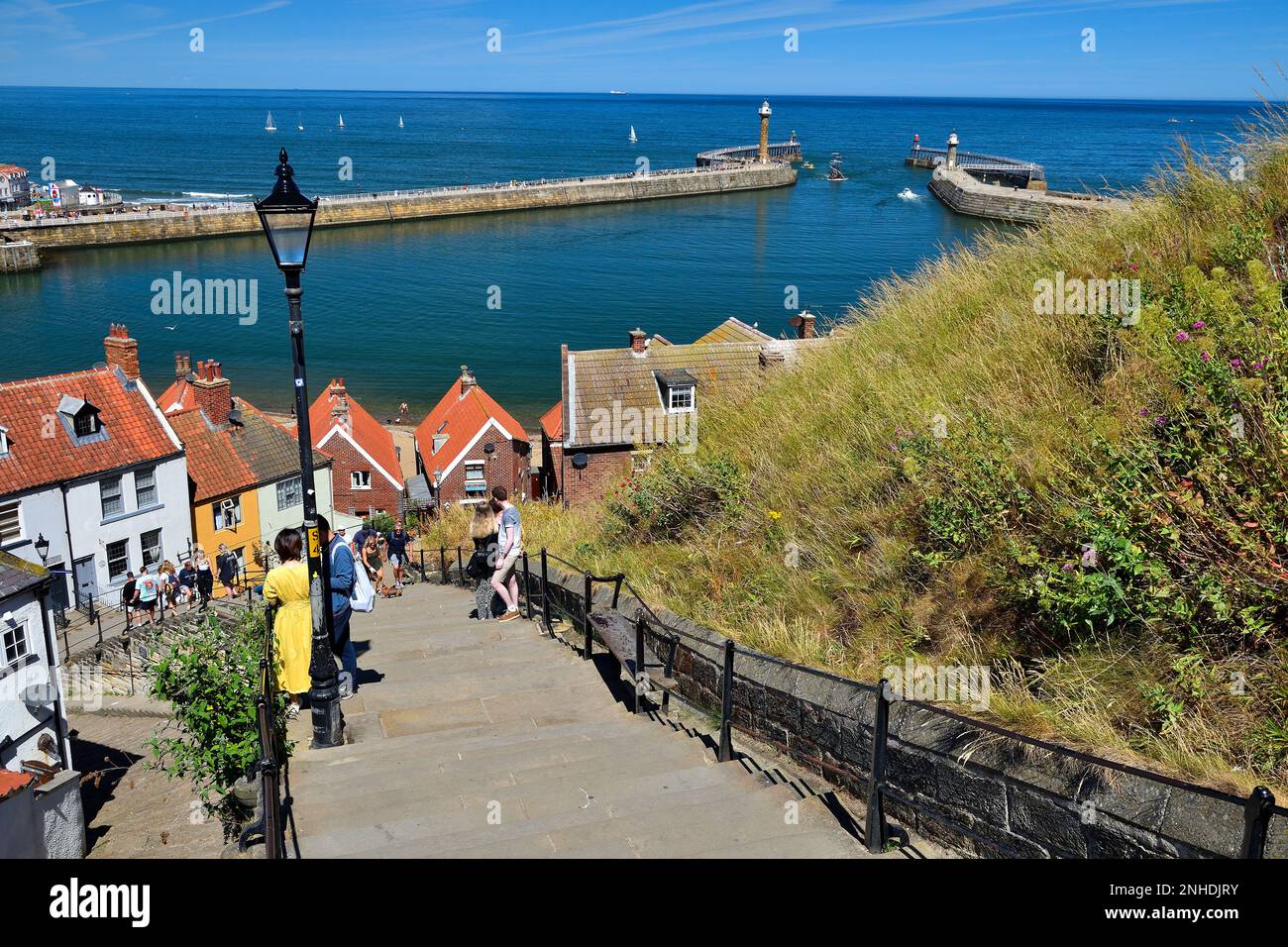 holiday in whitby Stock Photo - Alamy
