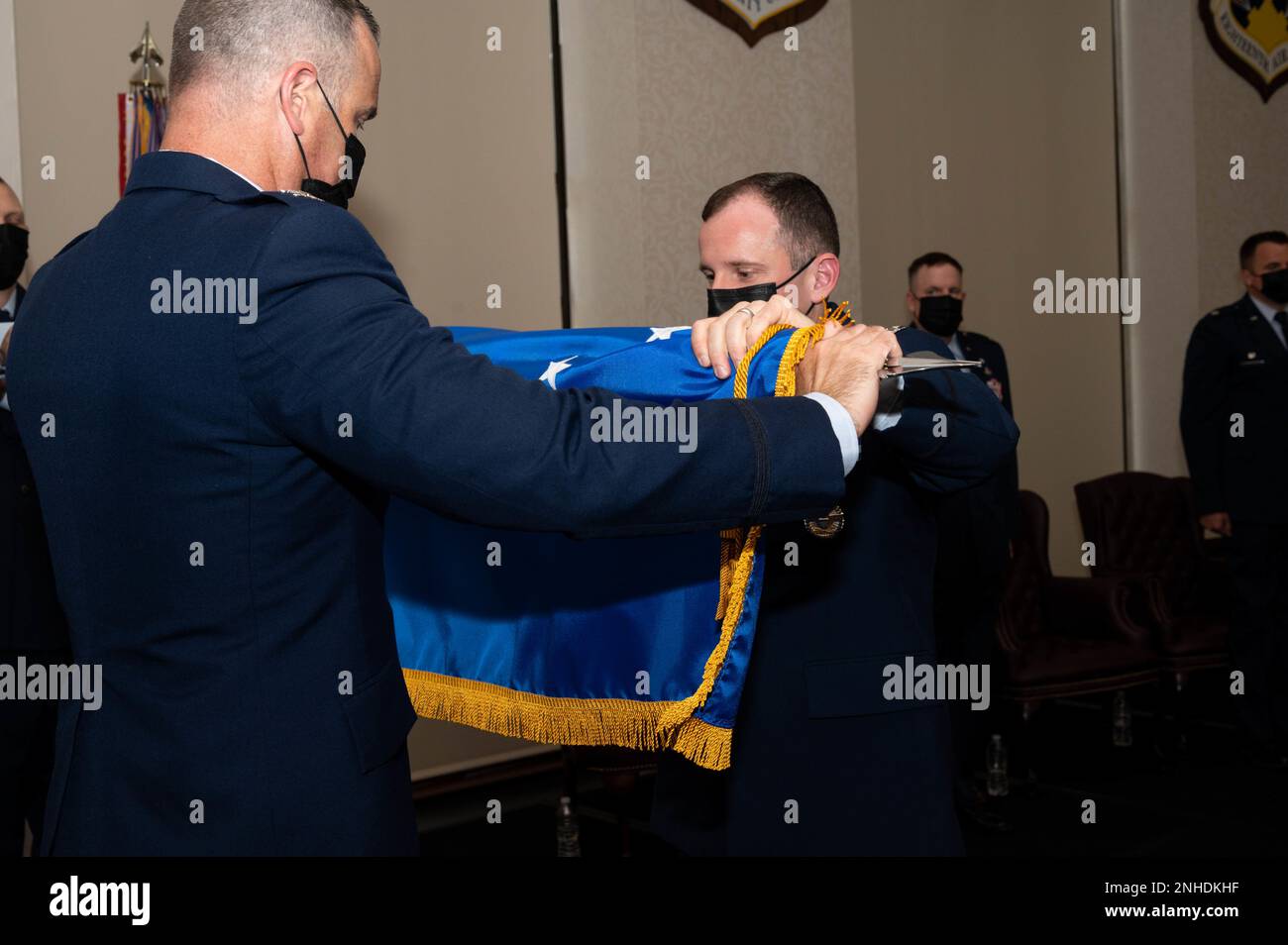 U.S. Air Force Col. Chris Robinson, 375th Air Mobility Wing Commander ...