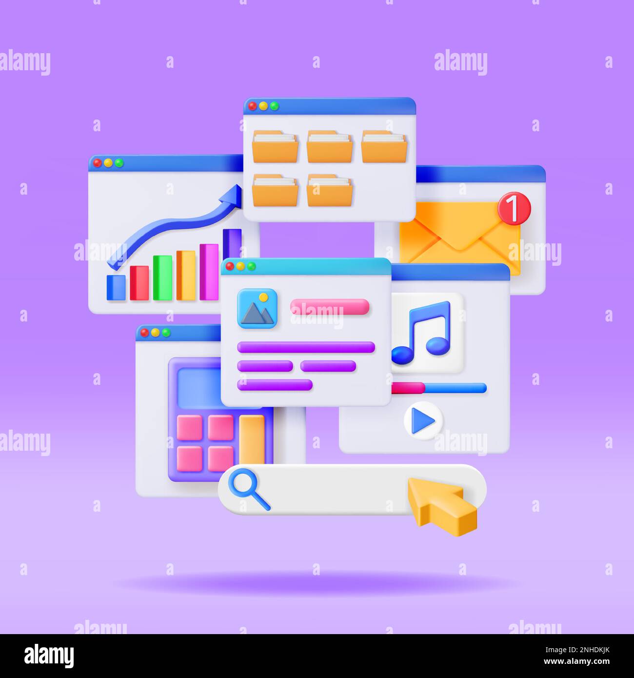 3d Application Windows Interface Isolated Render Computer Software