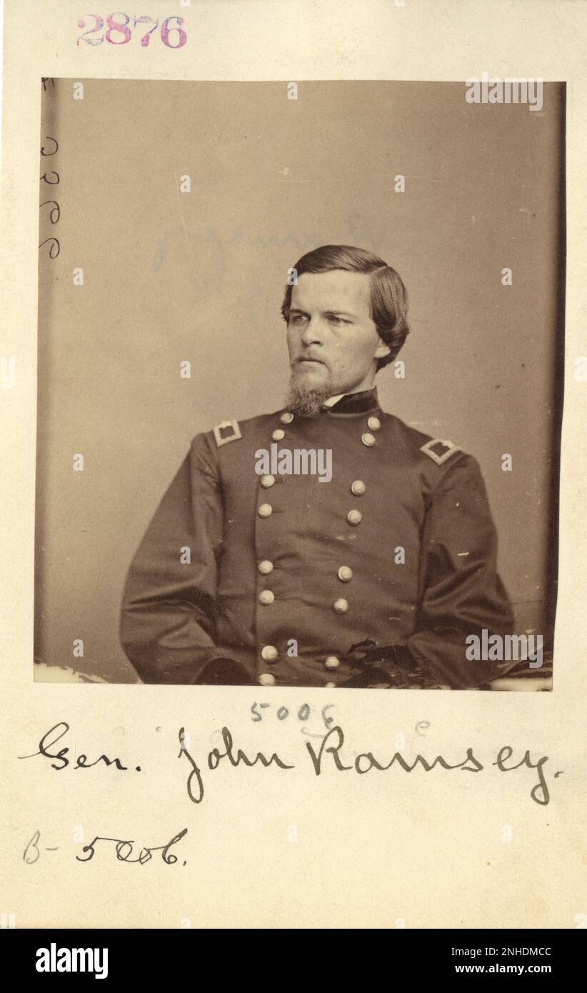 Gen. John Ramsey 19th Century Mathew Brady, Quartermaster, and Other ...