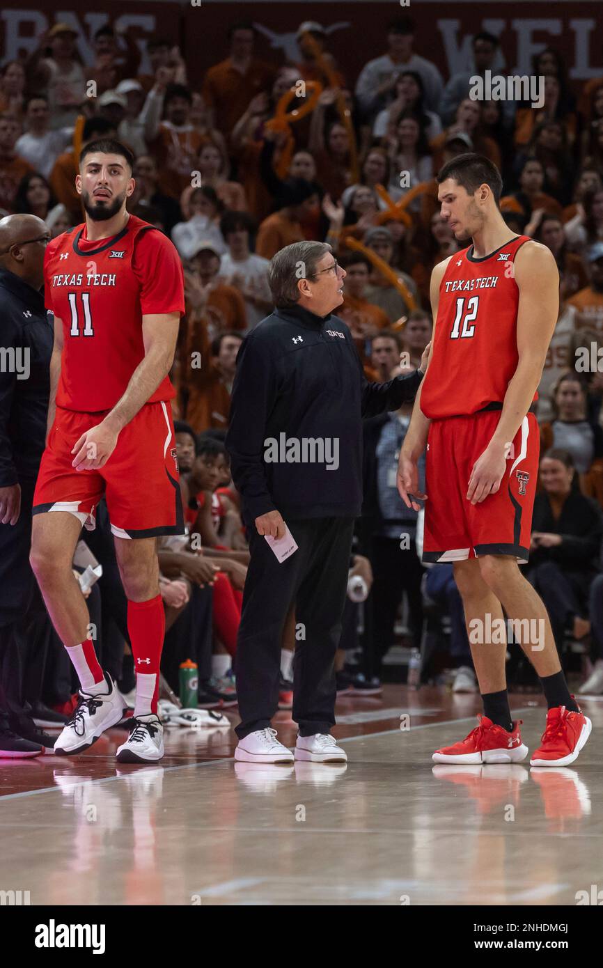 AUSTIN, TX - JANUARY 14: Texas Tech Red Raiders head coach Mark Adams ...