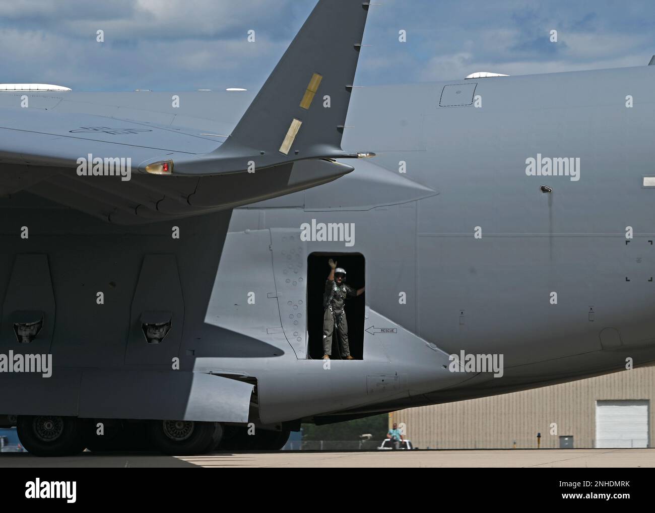 U.S. Air Force Tech. Sgt. Jorge Garcia-Hernandez, loadmaster with the 7th Airlift Squadron ...