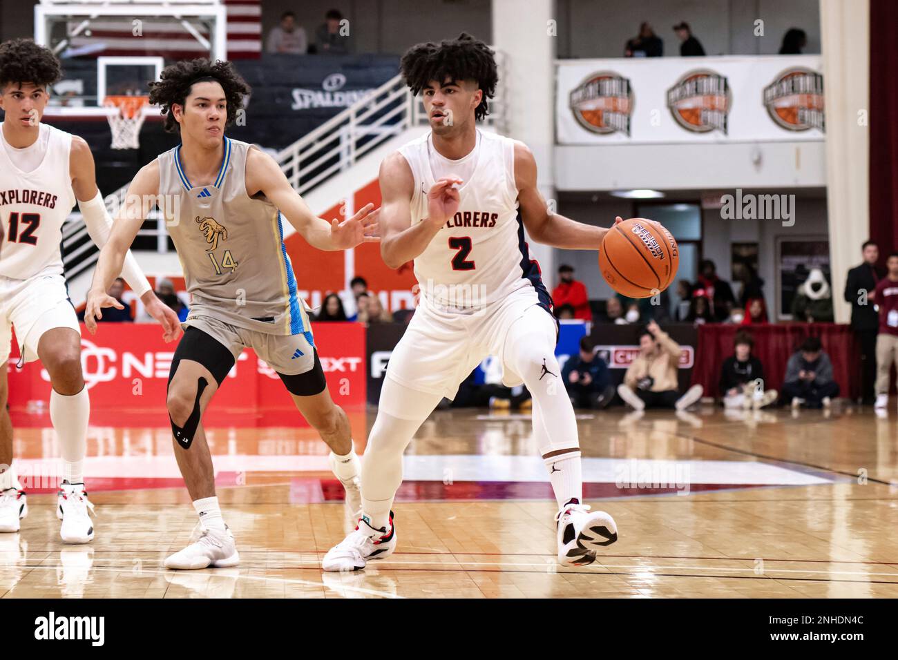 SPRINGFIELD, MA - JANUARY 14: Cayden Boozer of Christopher Columbus (2 ...