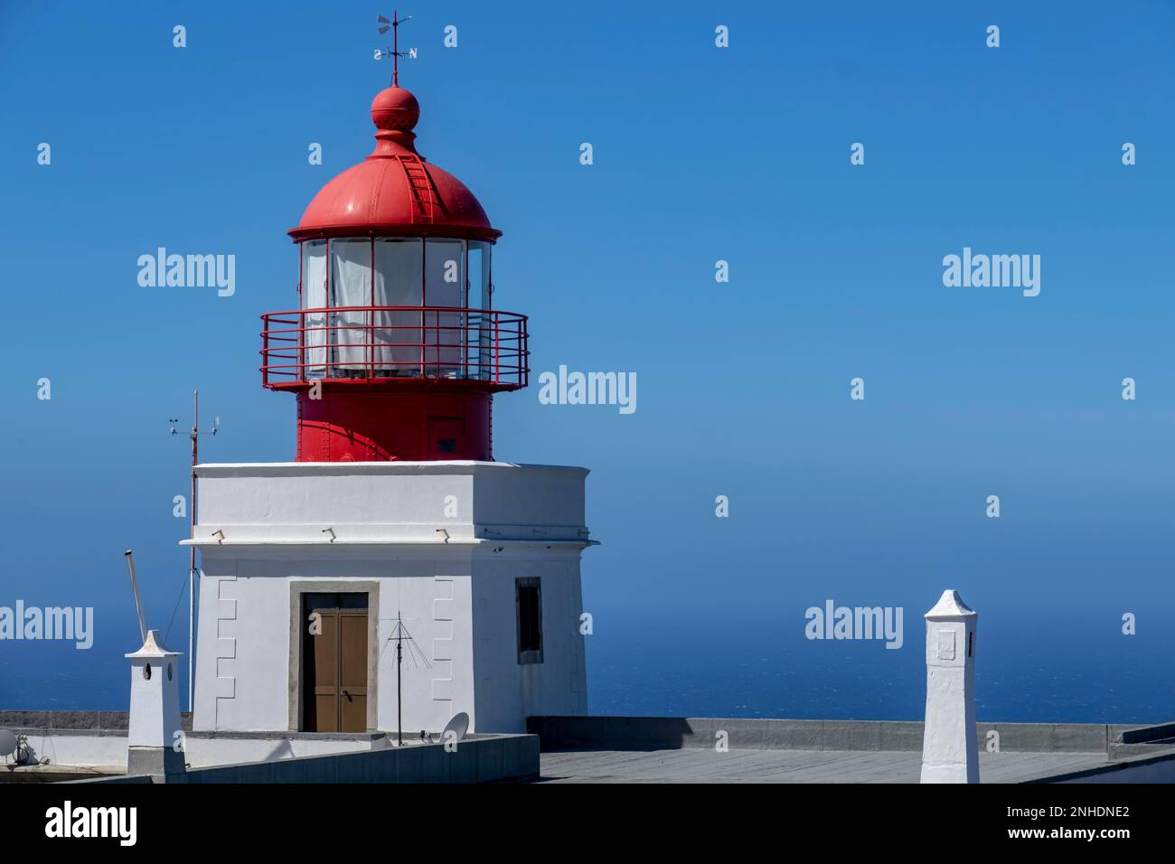 Ponta do Pargo lighthouse, westernmost point of Madeira, Portugal Stock ...