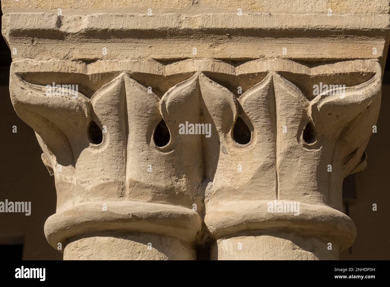 Detail columns dormitory, from the former Asbeck Abbey, Legden, Asbeck ...