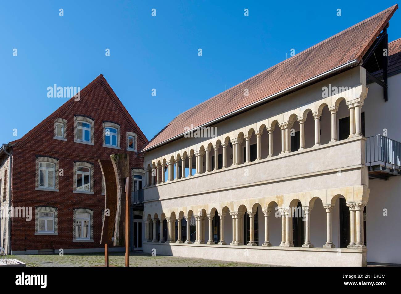 Dormitory, from the former Asbeck Abbey, Legden, Asbeck, Muensterland ...