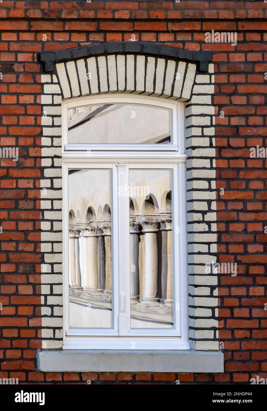 Window with reflection Stock Photo - Alamy