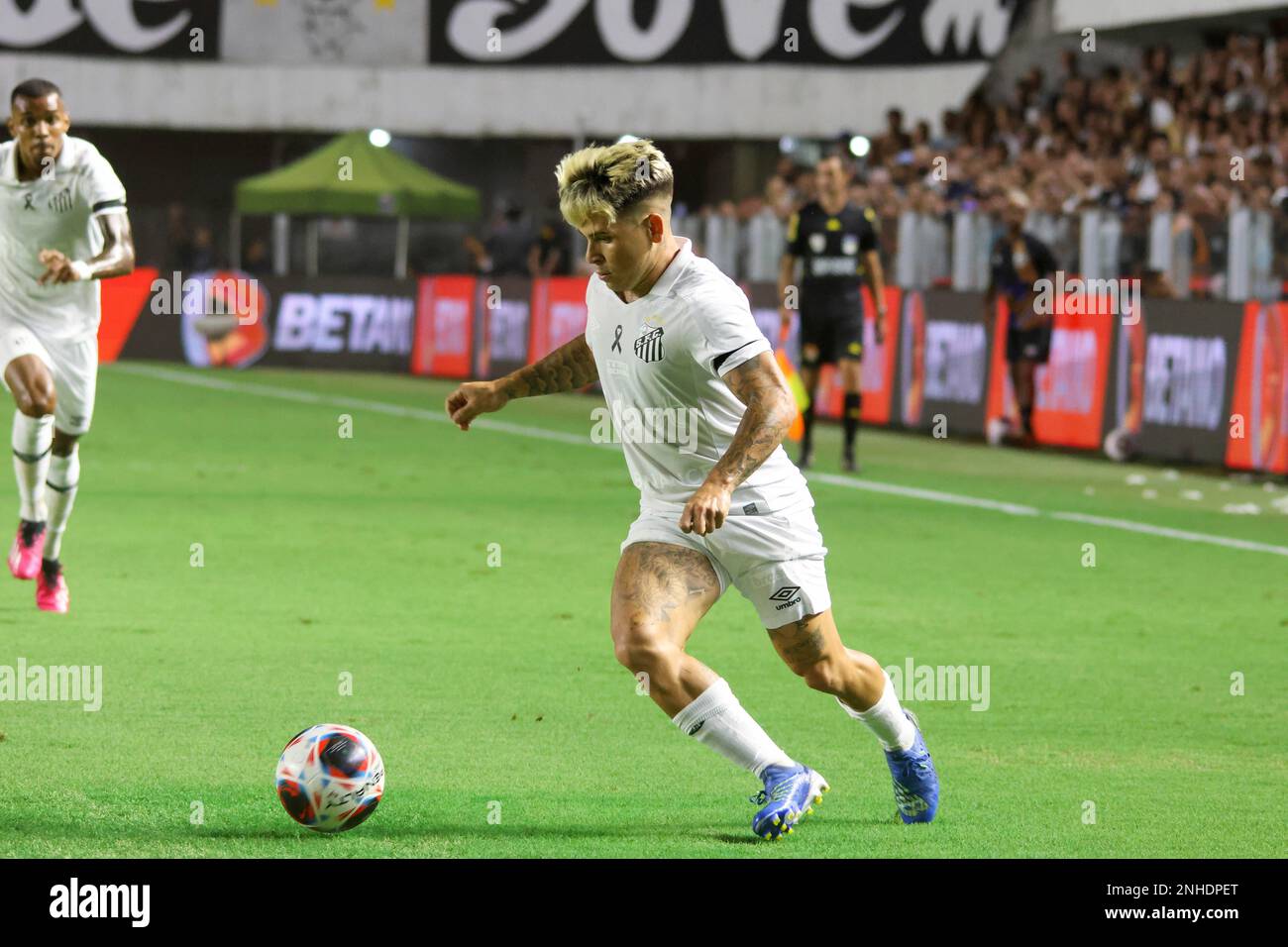 SP - Santos - 01/14/2023 - PAULISTA 2023 - SANTOS X MIRASSOL - Soteldo ...