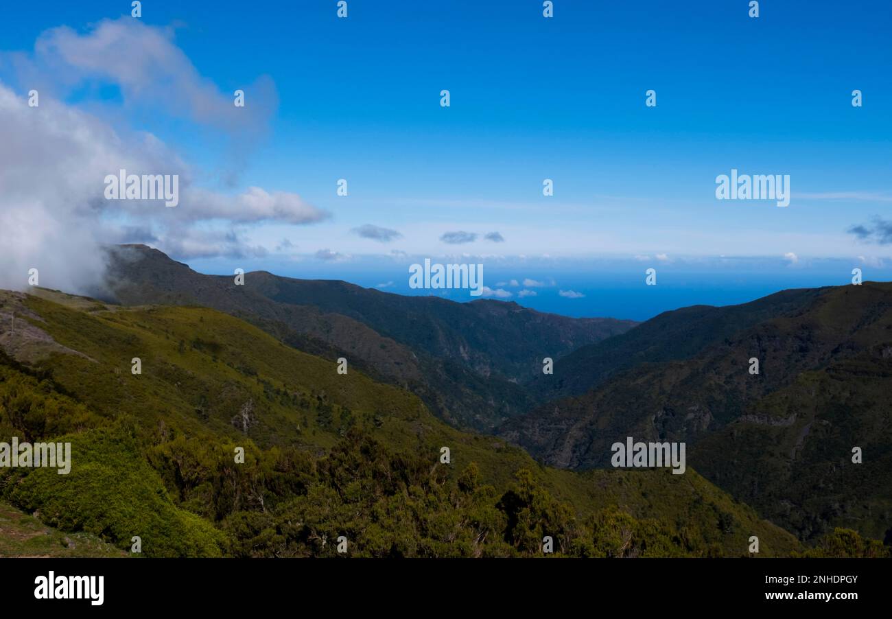 View from the Miradouro do Rabacal Stock Photo - Alamy