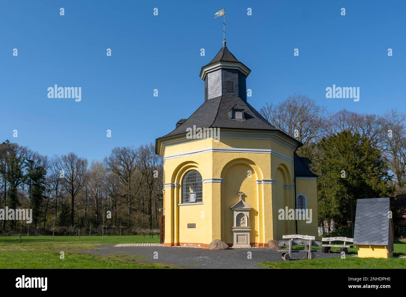 Large chapel at the Great Way of the Cross, built in 1658 by Bishop ...