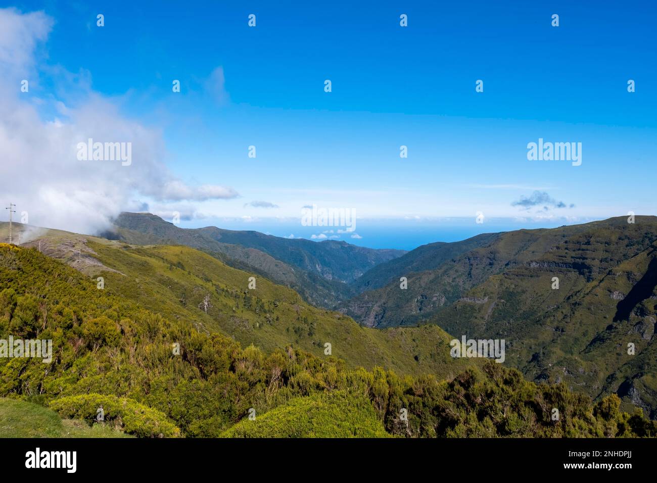 View from the Miradouro do Rabacal Stock Photo - Alamy