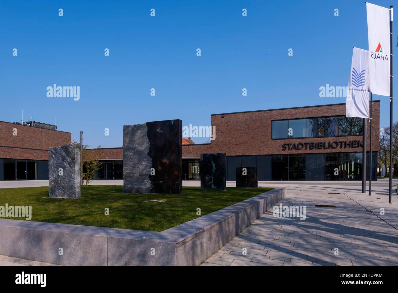 Ahaus City Library Stock Photo - Alamy