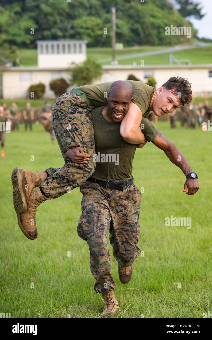 U.S. Marine Corps Master Sgt. Winston Clarke, a legal services chief ...