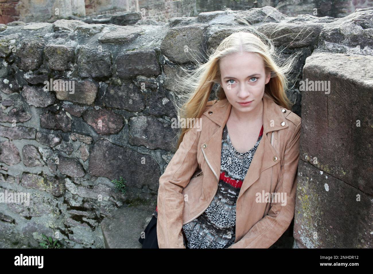 a walk with a amateurmodel Stock Photo - Alamy