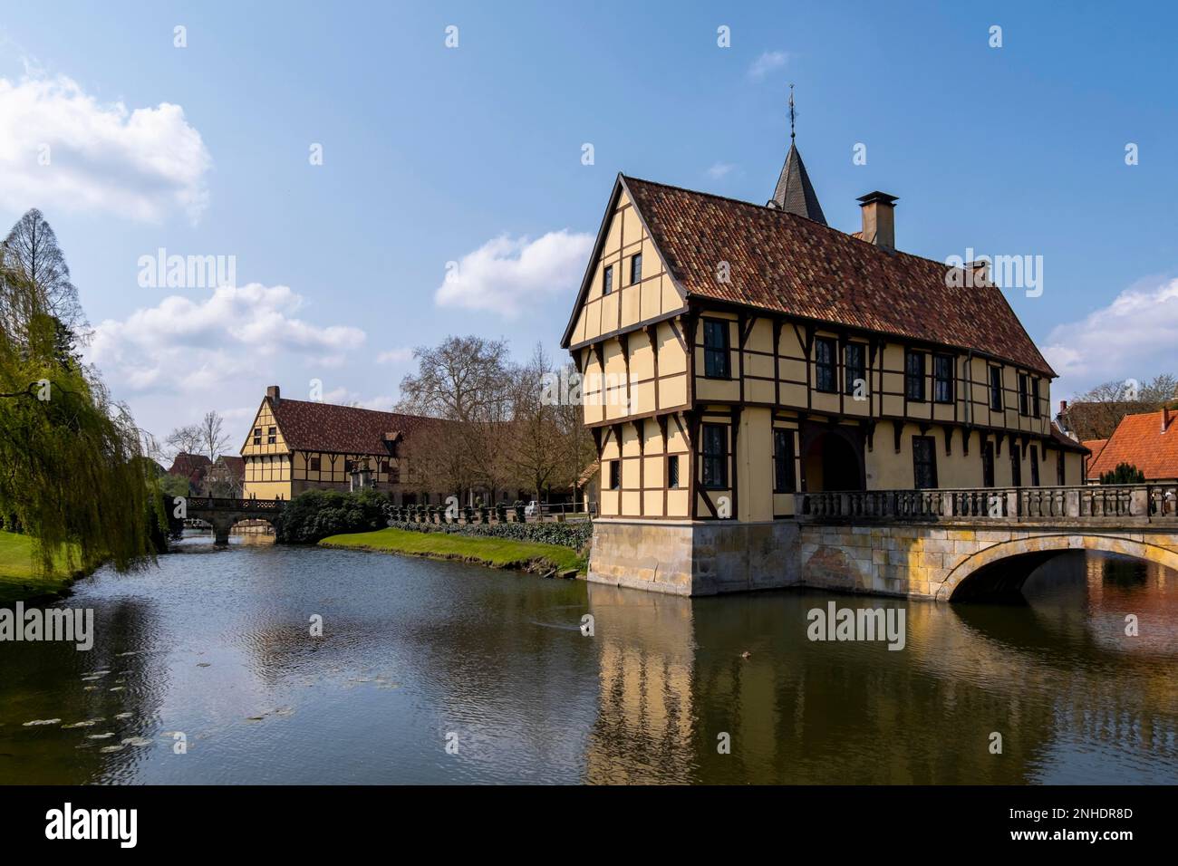 Burgsteinfurt Castle, also Steinfurt Castle, outer castle, Muensterland ...