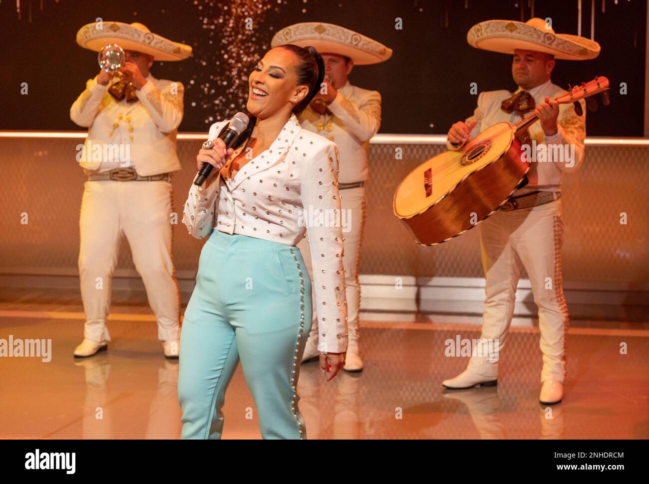 MIAMI, FL - FEB 21: Mariela Colon “La Abogada” performs during ...