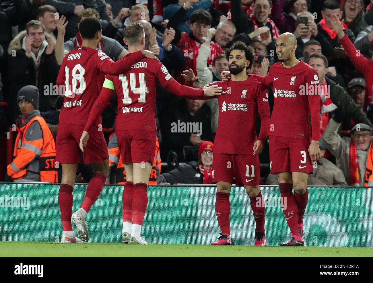 Anfield, Liverpool, Merseyside, UK. 21st Feb, 2023. Champions League ...