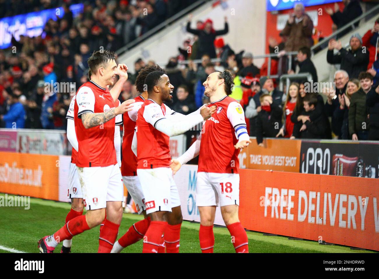 AESSEAL New York Stadium, Rotherham, England - 21st February 2023 ...